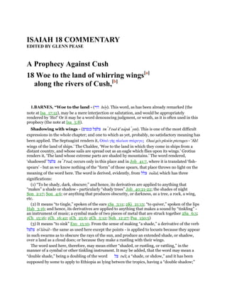 Isaiah 18 commentary | PDF