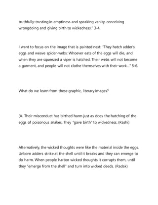 Isaiah 29, 30, 32, and 59 | PDF