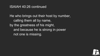 Isaiah 40 | PPT
