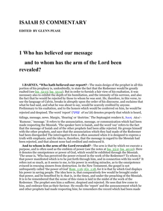 Isaiah 53 commentary | PDF