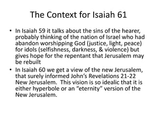 Isaiah 61 | PPTX