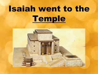 Isaiah's holy god | PPT
