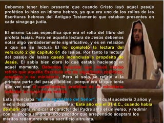 Isaias 61 y la Segunda Venida de Cristo | PPTX