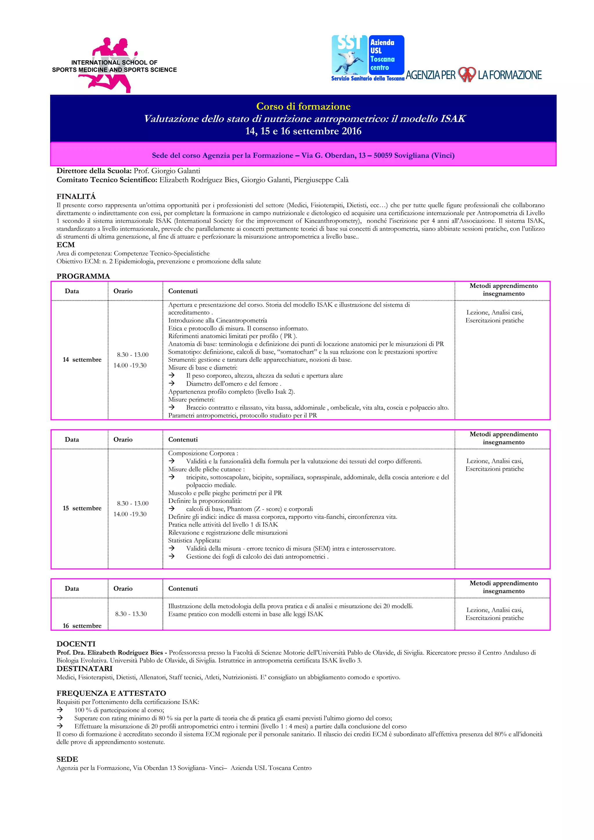 Isak 2016 empoli | PDF