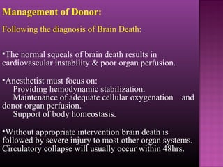 Organ Retrieval: Role of Anaesthesiologist | PPT