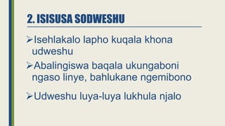 Isakhiwo somdlalo | PPTX