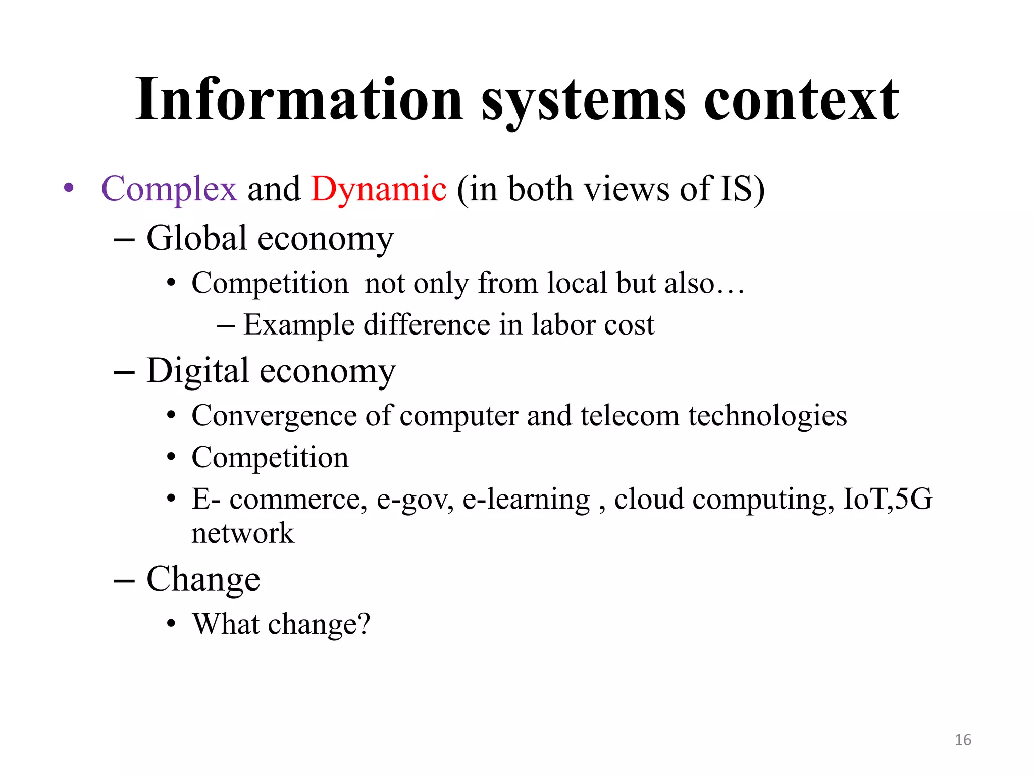 information system analysis and design | PPTX