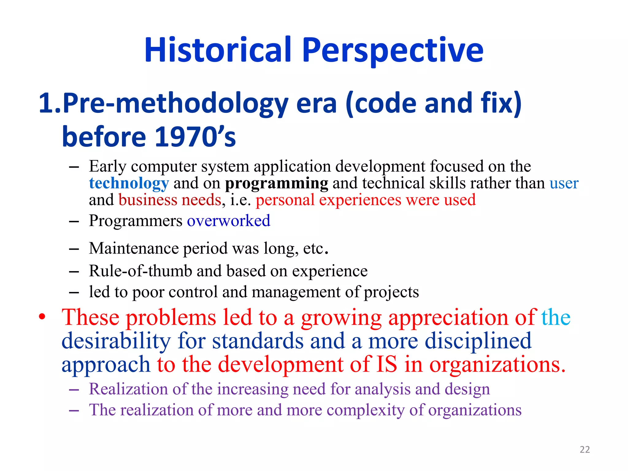 information system analysis and design | PPTX