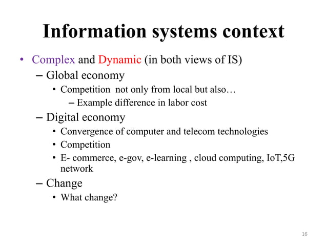 information system analysis and design | PPTX