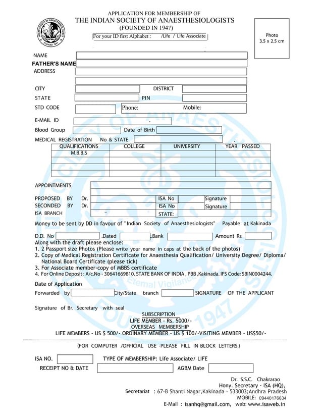 Isa membership | PDF