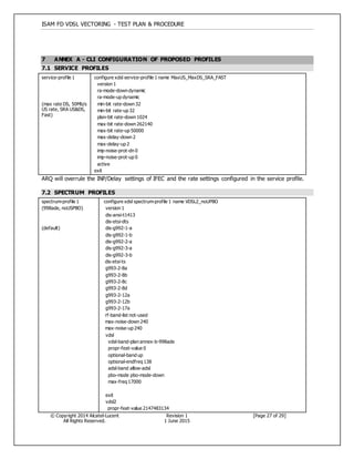VDSL Vectoring TEST PT TELKOM ALCATEL LUCENT | DOCX