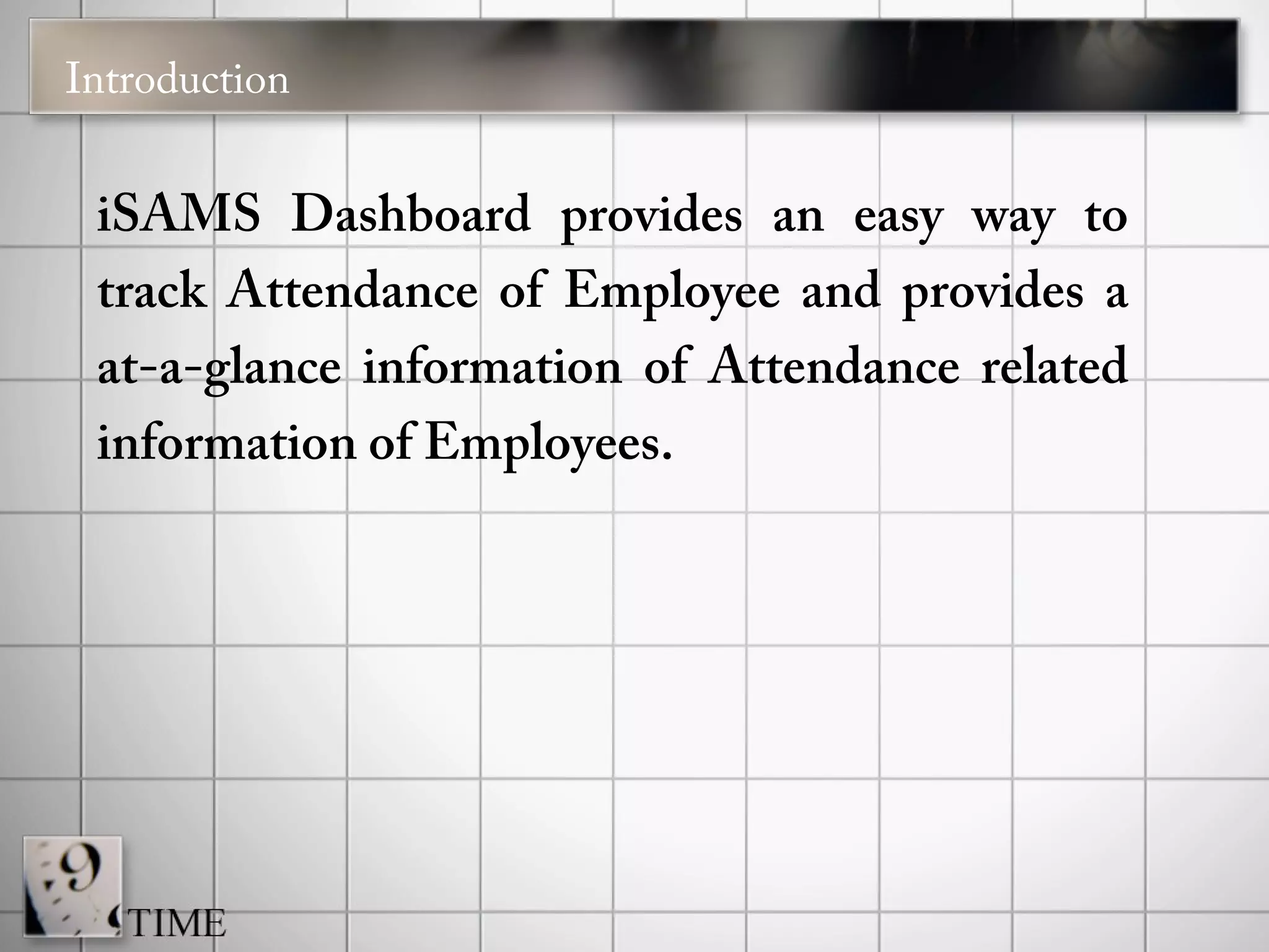 iSAMS dashboard | PPS