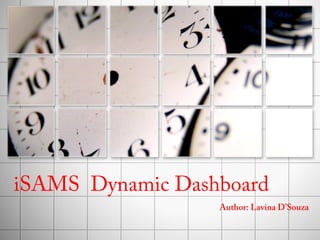 iSAMS dashboard | PPT