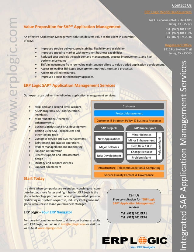 SAP Application Mangement | PDF