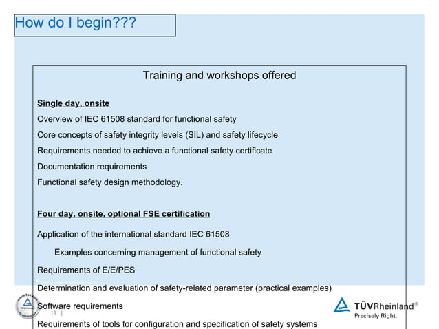 Introduction to Functional Safety and SIL Certification | PPT