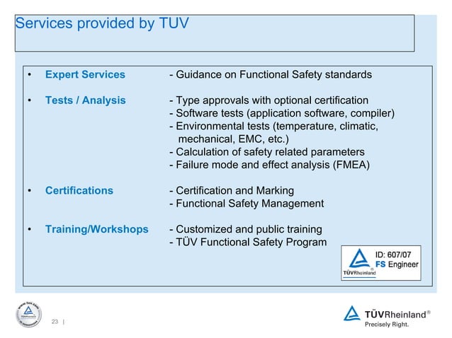 Introduction to Functional Safety and SIL Certification | PPT
