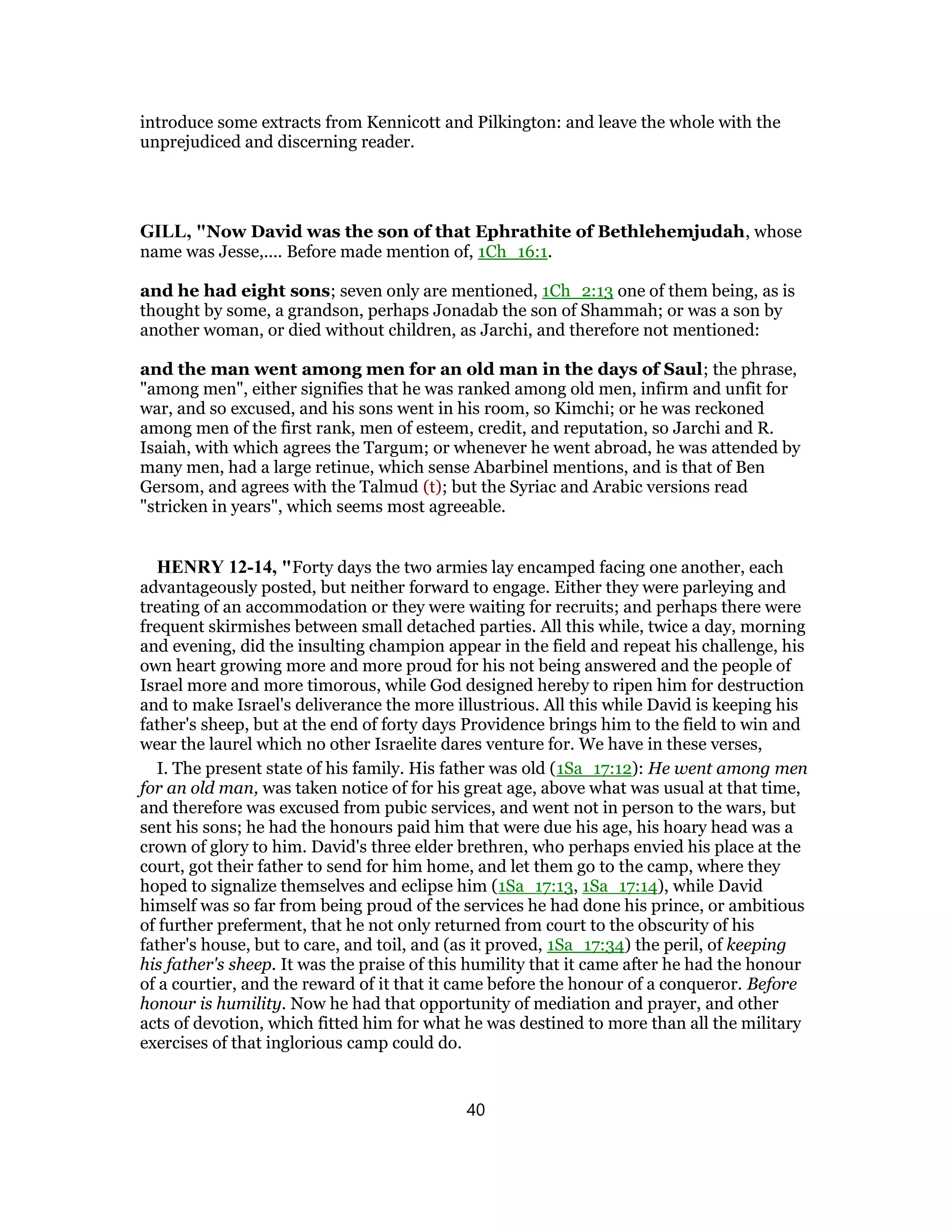 I samuel 17 commentary | PDF