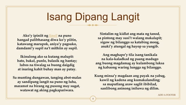 ISANG DIPANG LANGIT Philippines Lit.pptx