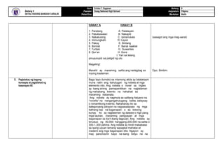 Isang Libo't Isang Gabi _DLP. o banghay aralin | DOCX