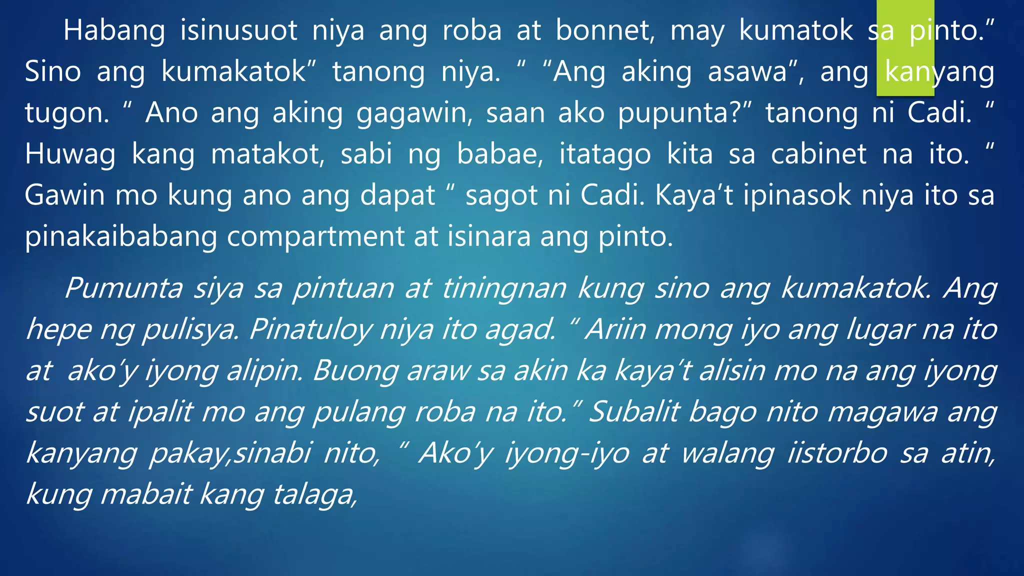 Isang libo’t isang gabi,grade 9 (aralin 3.5) | PPTX
