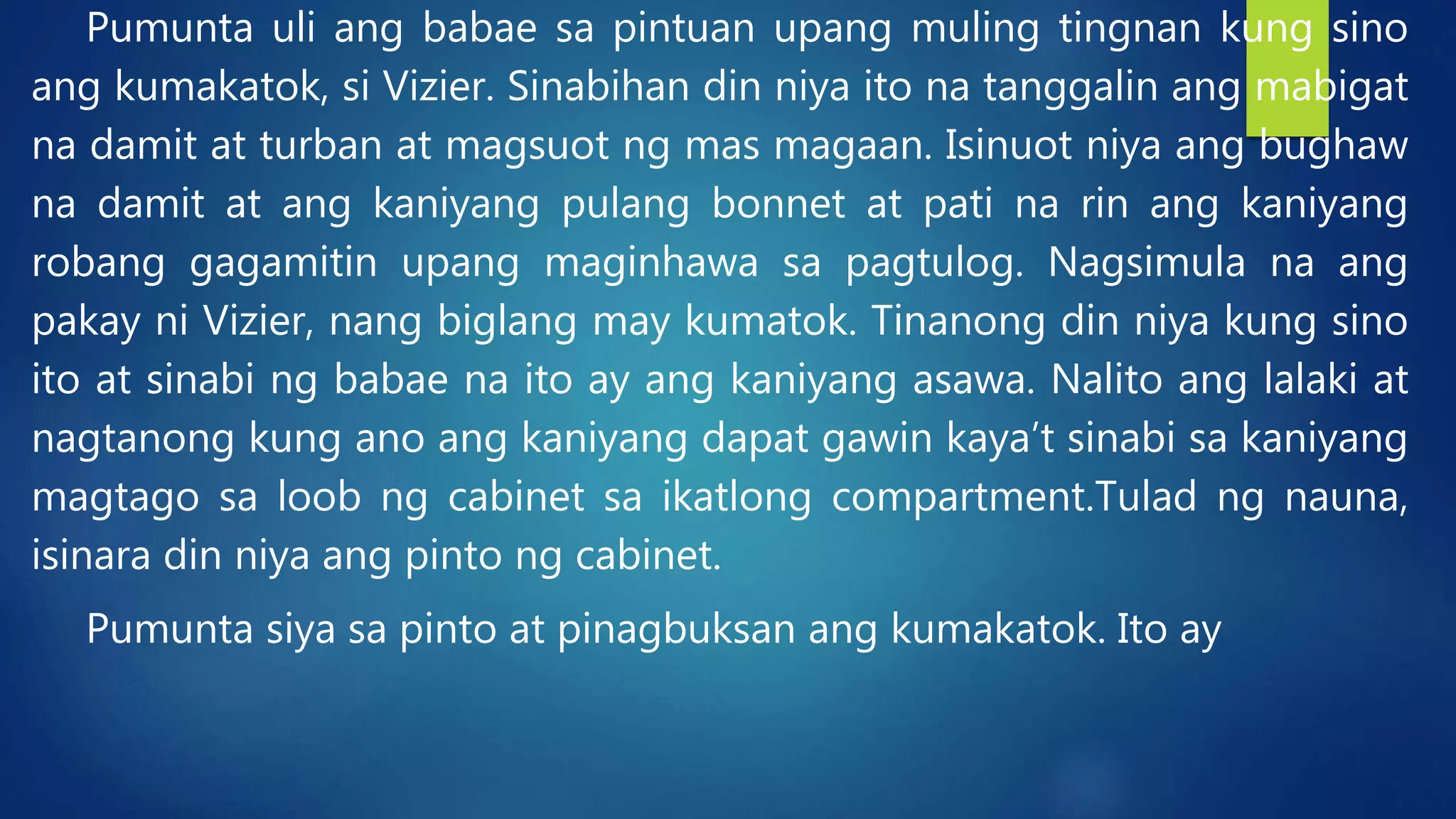 Isang libo’t isang gabi,grade 9 (aralin 3.5) | PPTX