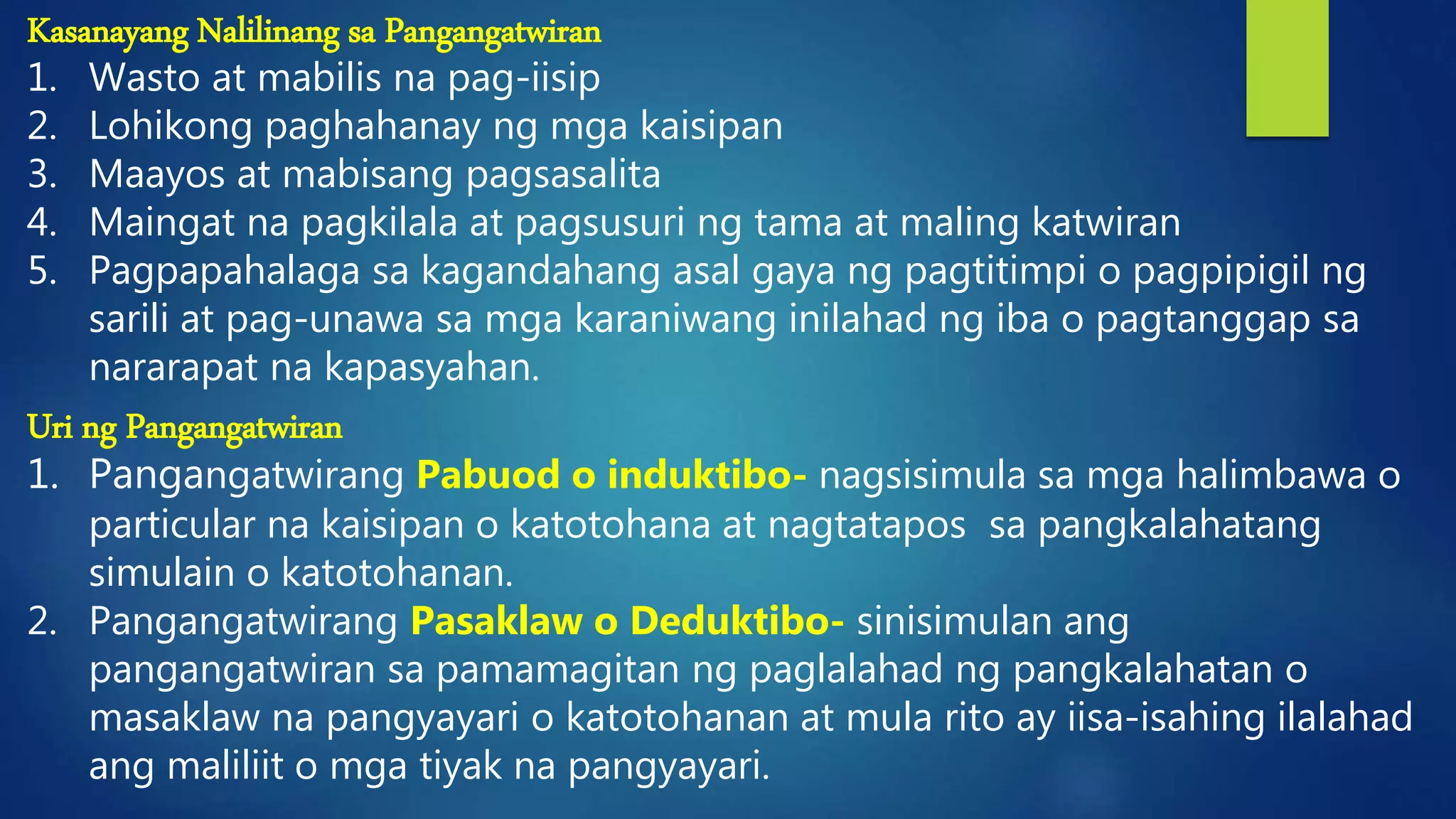 Isang libo’t isang gabi,grade 9 (aralin 3.5) | PPTX