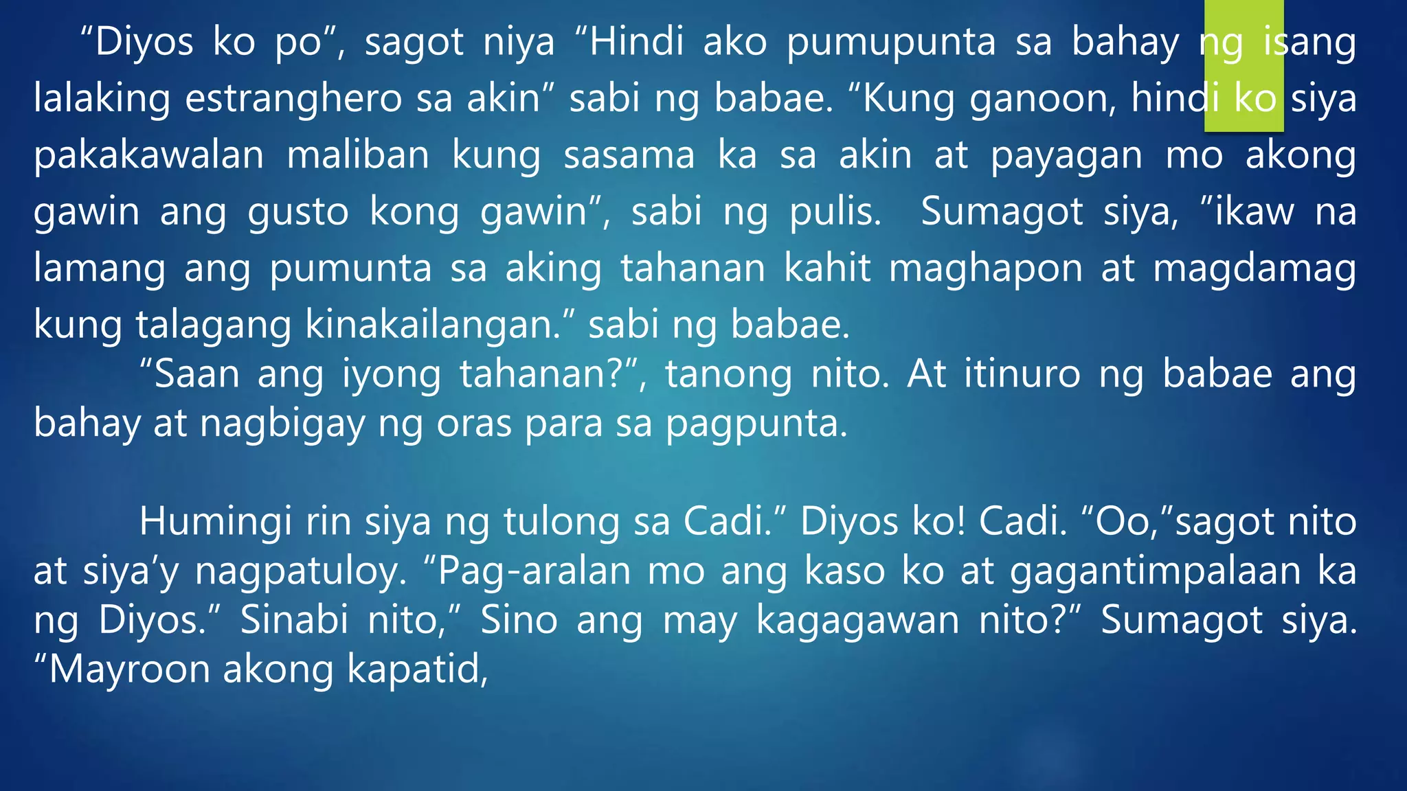 Isang libo’t isang gabi,grade 9 (aralin 3.5) | PPTX