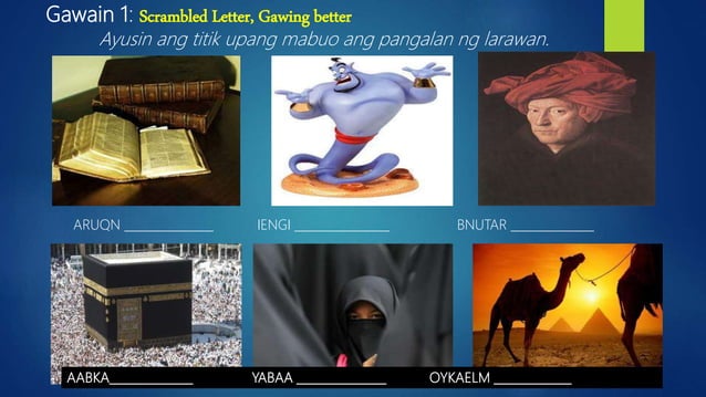 Isang libo’t isang gabi,grade 9 (aralin 3.5) | PPTX