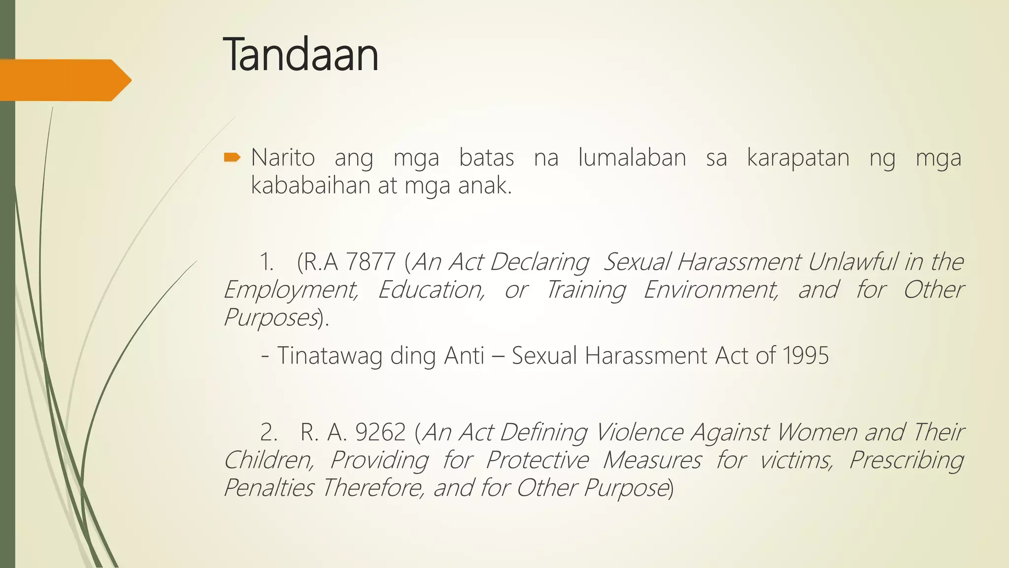 Isang panawagan | PPT