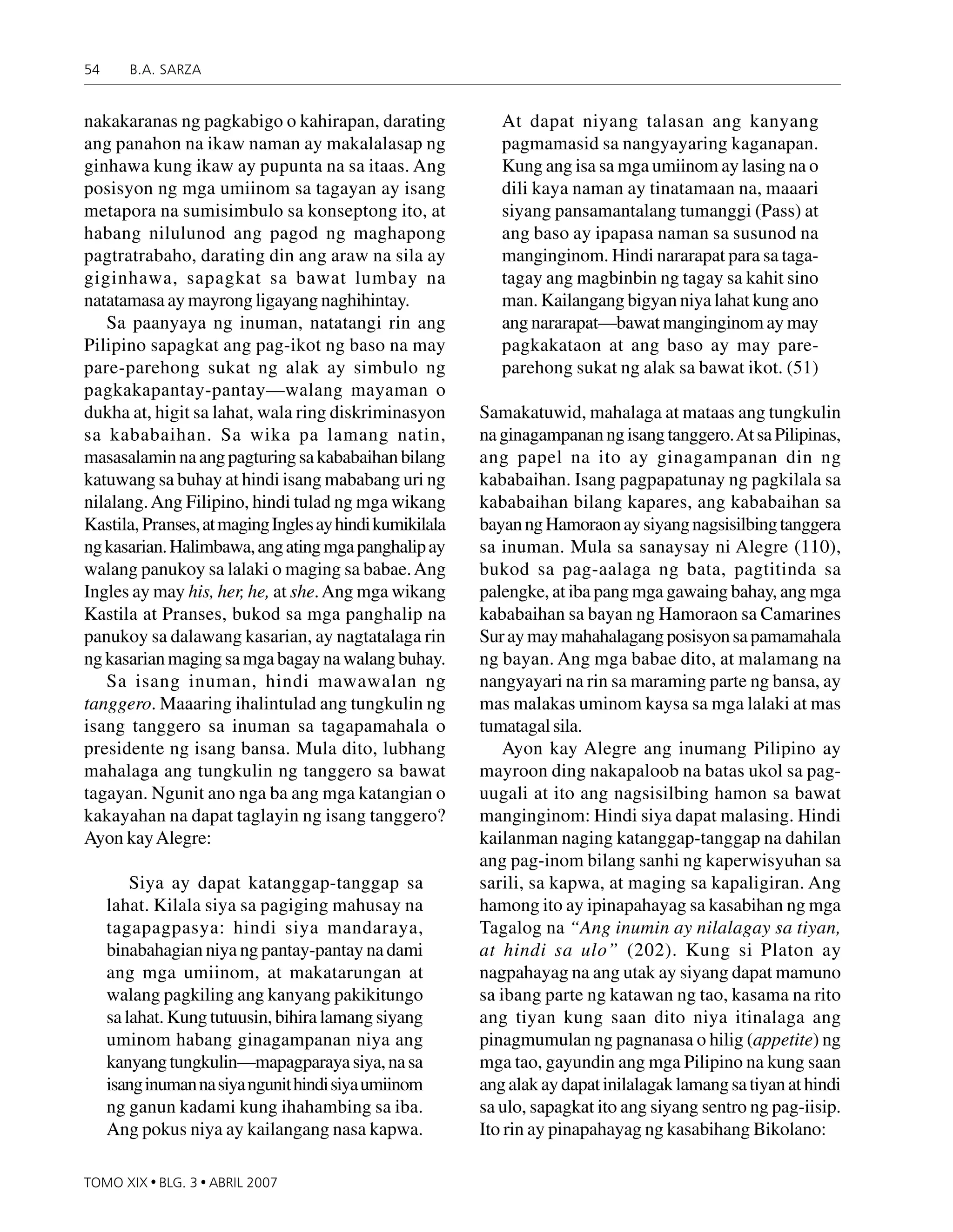 Isang tagay sa pilosopiyang pilipino | PDF