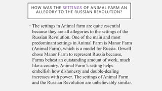 Is Animal Farm an allegory to the Russian revolution? | PPTX