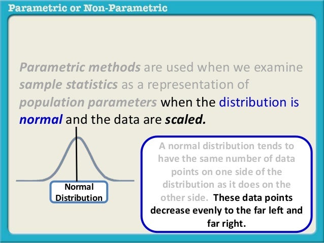 Is a parametric or nonparametric method appropriate with relationship…