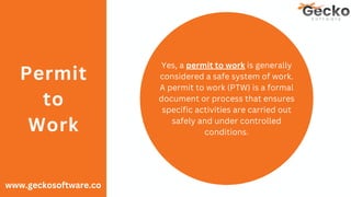 Is a permit to work a safe system of work? | PPT