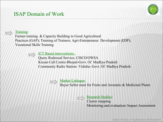 Isap presentation | PPT | Agriculture | Industries