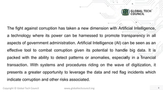 Is artificial intelligence the future tool for anti corruption | PPT