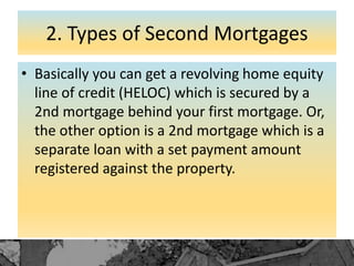 Is a second mortgage right for you | PPT