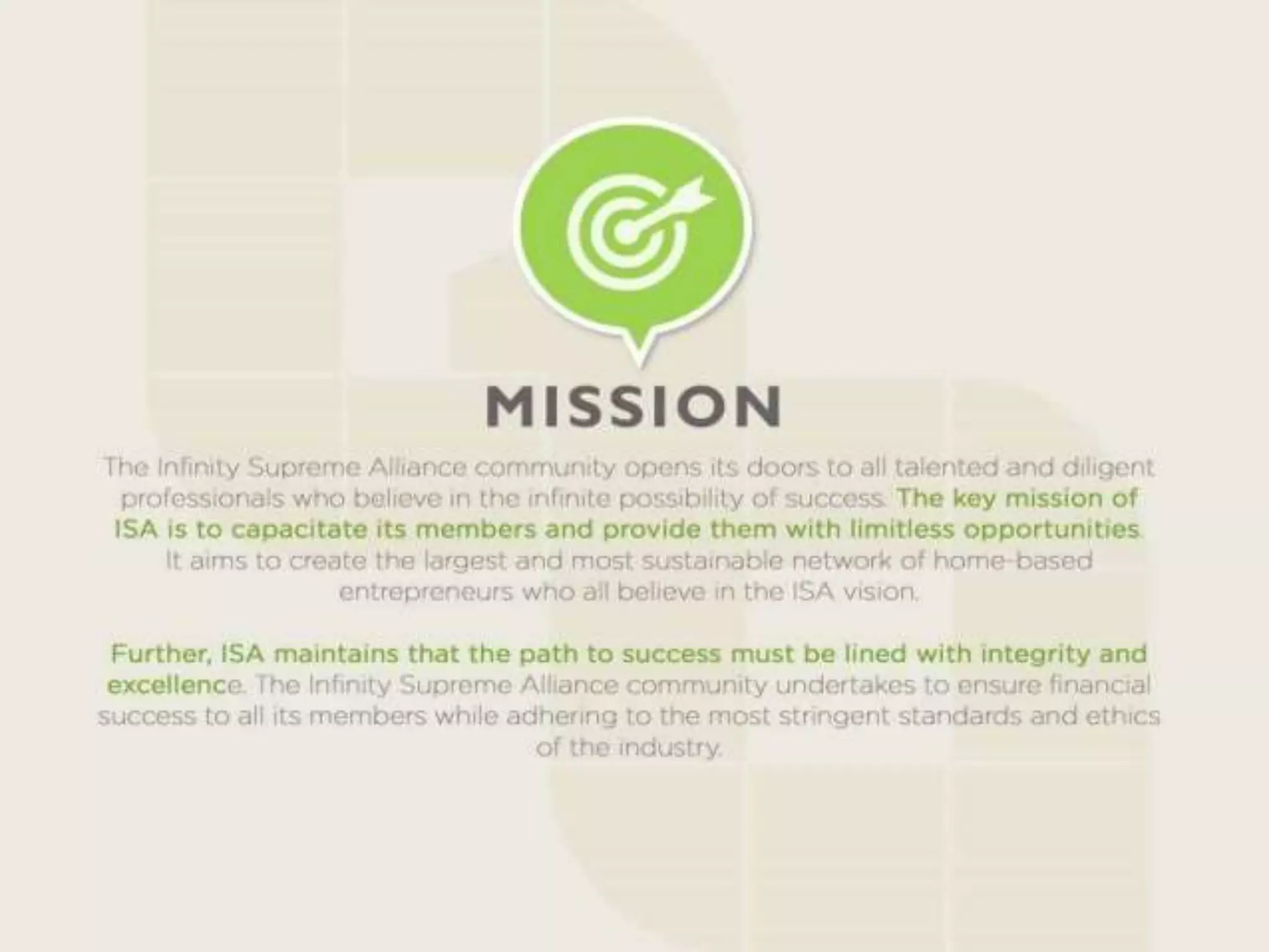 Infinity Supreme Alliance Business Presentation | PPT