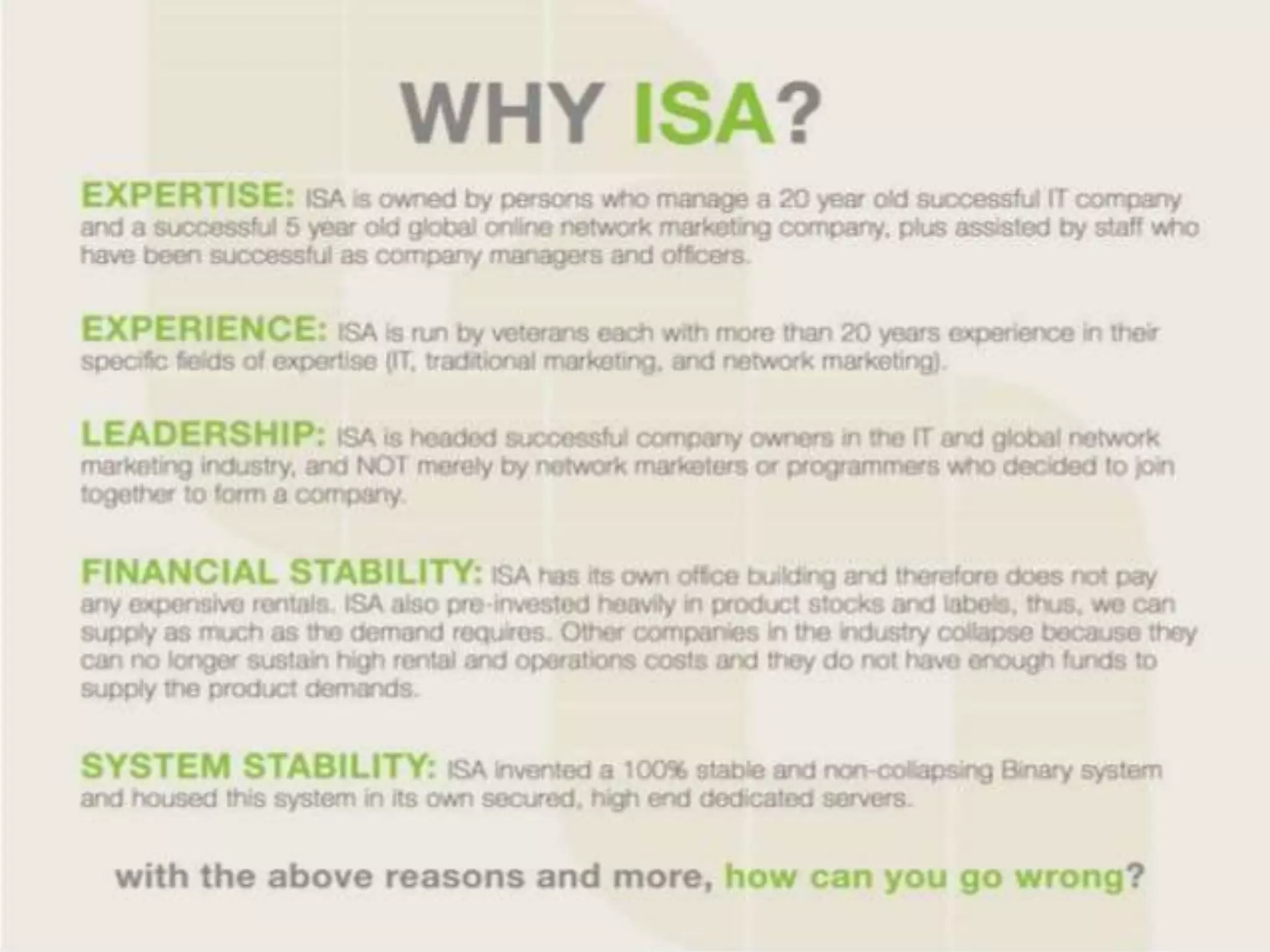 Infinity Supreme Alliance Business Presentation | PPT