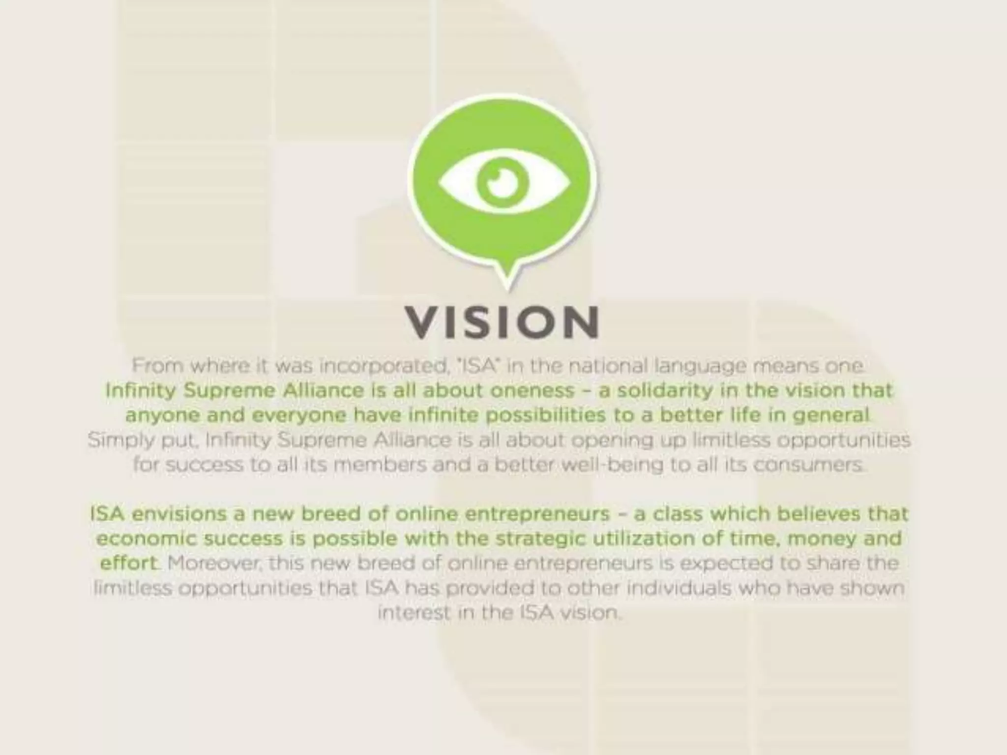 Infinity Supreme Alliance Business Presentation | PPT