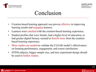 Connect curriculum to reality via creation-based learning: The pre ...