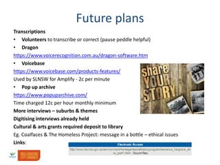 Illawarra stories | PPT