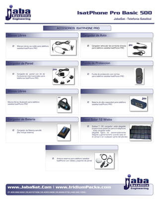 iSatphone PRO - JabaSat | PDF