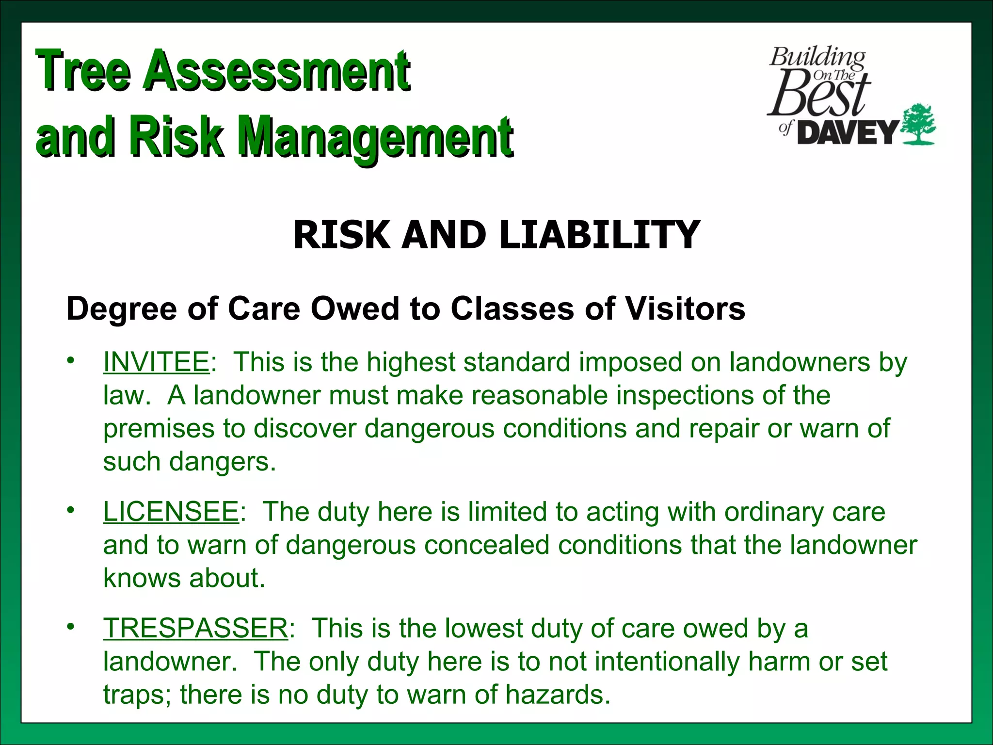 Isa training tree risk assessment & cabling bracing | PPT