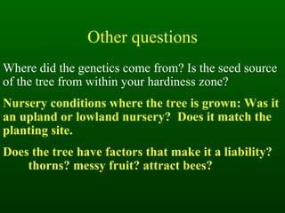 Isa tree selection | PPT