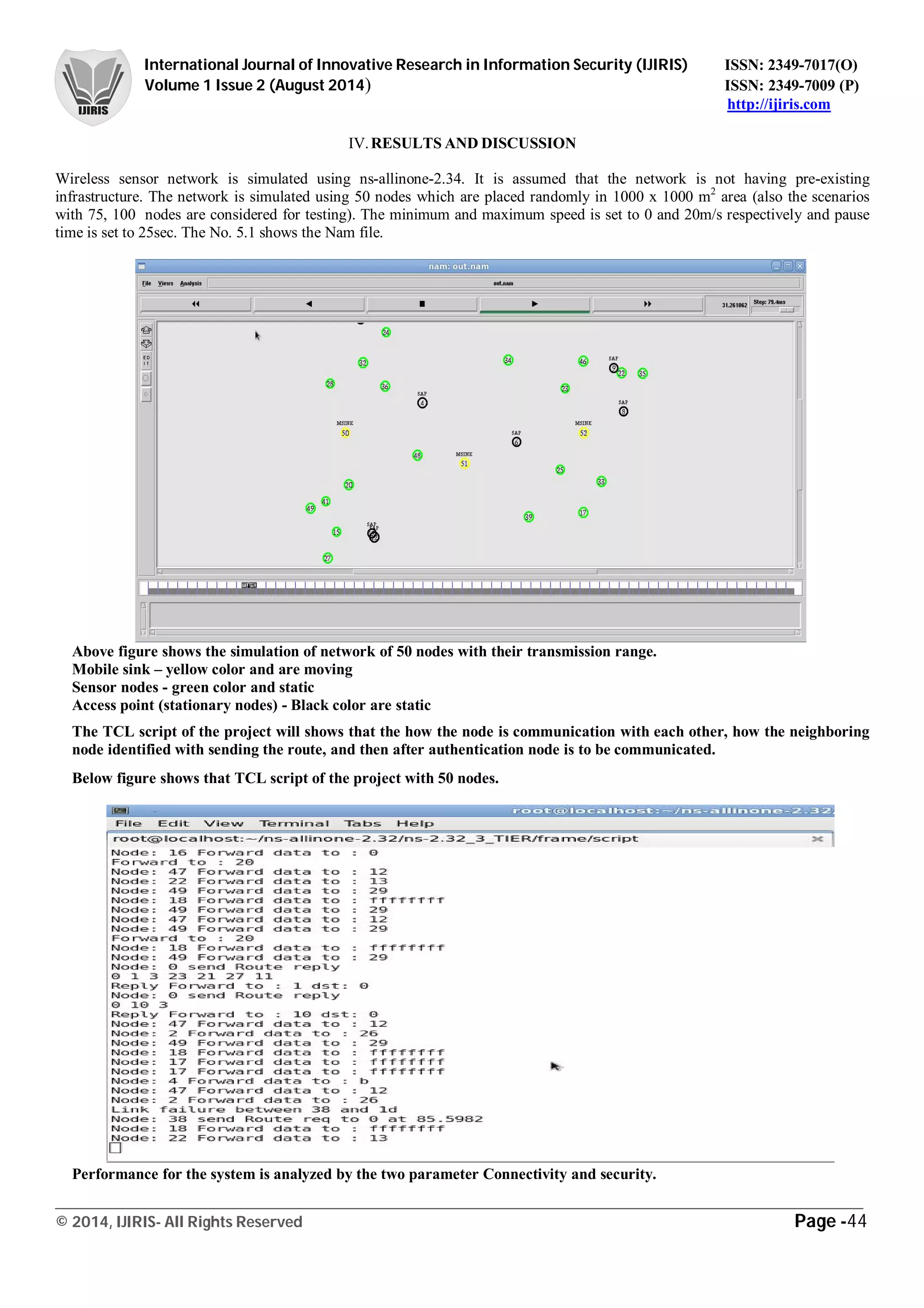 Enhancing The Security In Wsn Using Three Tier Security Architecture