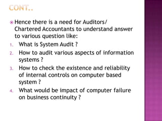 Information System audit | PPTX