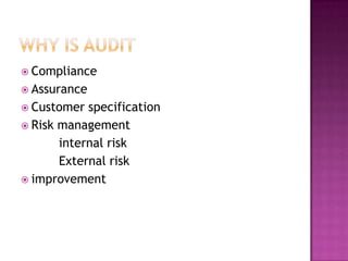 Information System audit | PPTX