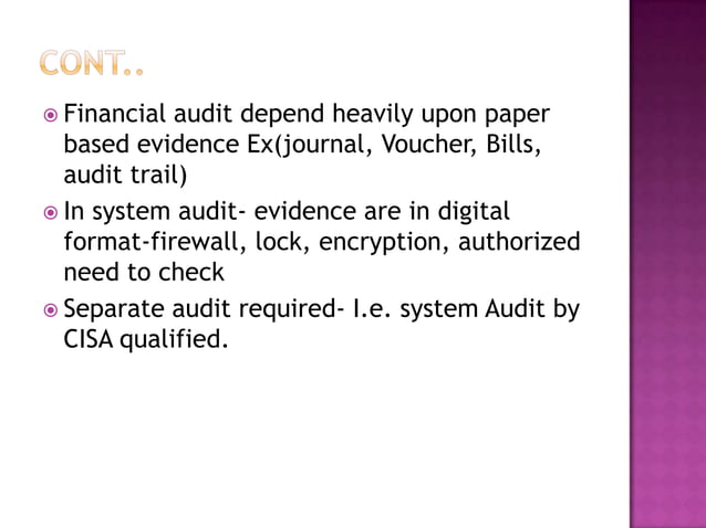 Information System audit