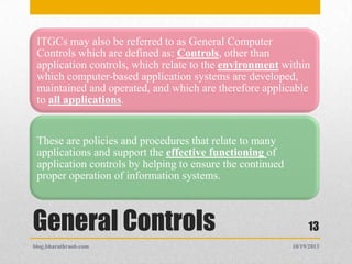 IS Audit and Internal Controls | PPTX