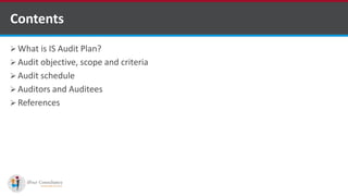 Is audit plan | PPT